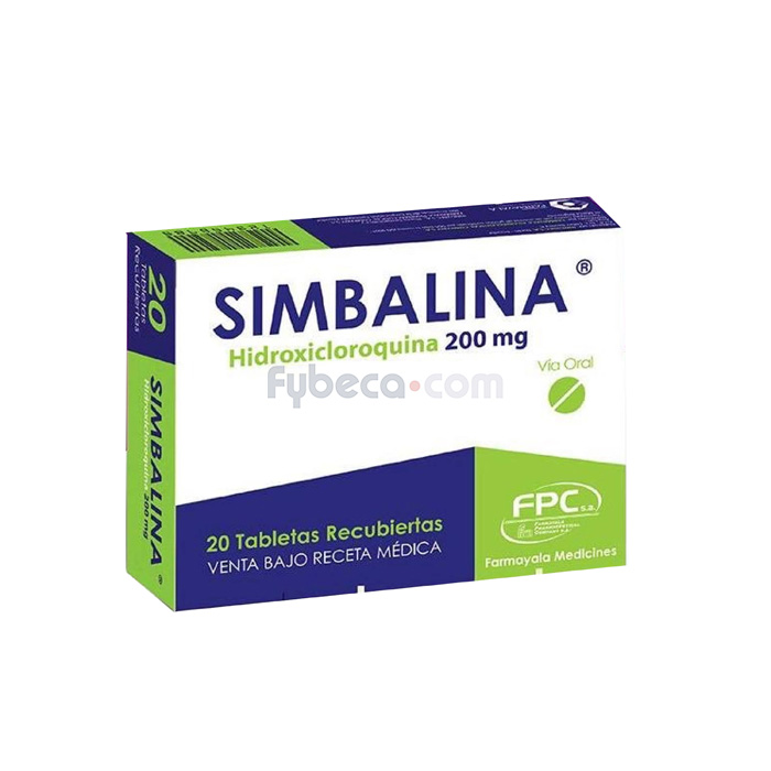 Simbalina Tabs Recub C/20 Suelta | Fybeca