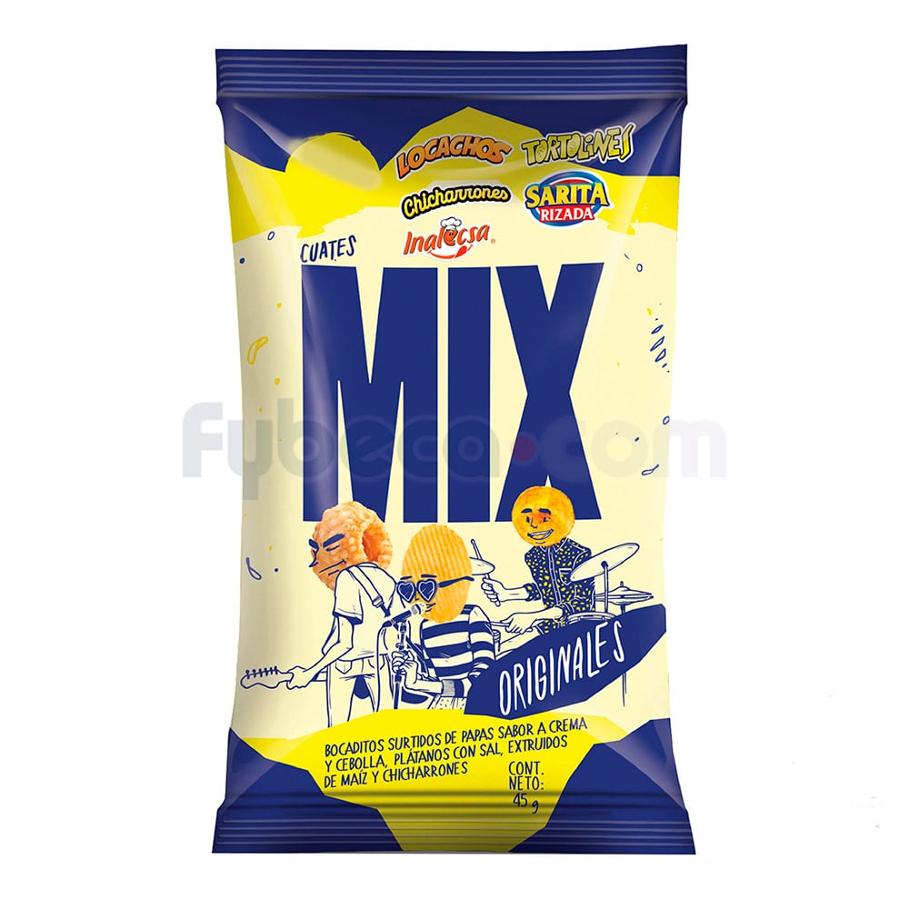 Snack Mix Originales Cuates 45 G Funda | Fybeca