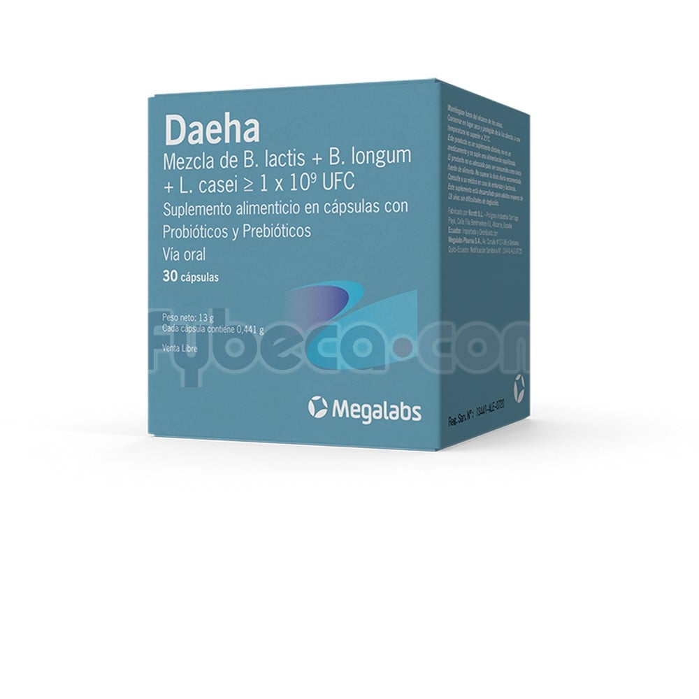 Daeha Caps 0,44 G C/30 Suelta | Fybeca