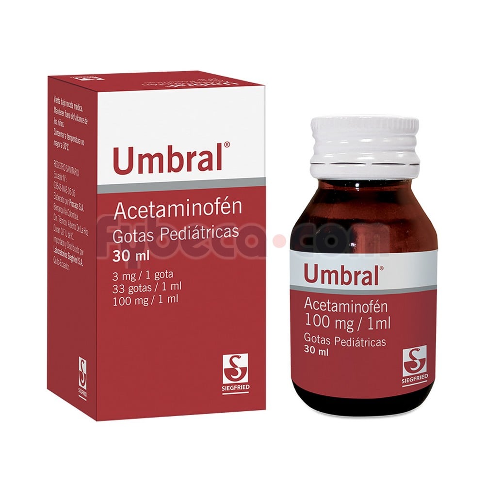 Umbral 100 Mg Frasco Unidad | Fybeca