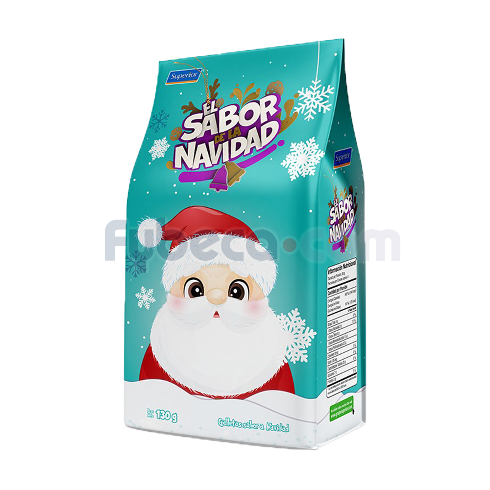 Galleta Funda Mágica Navidad Papá Noel 130 G Paquete | Fybeca