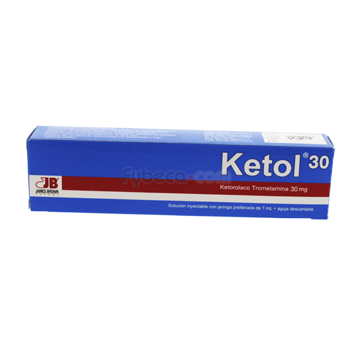 Ketol Jeringa Prellenada 30Mg-1Ml C/1 | Fybeca