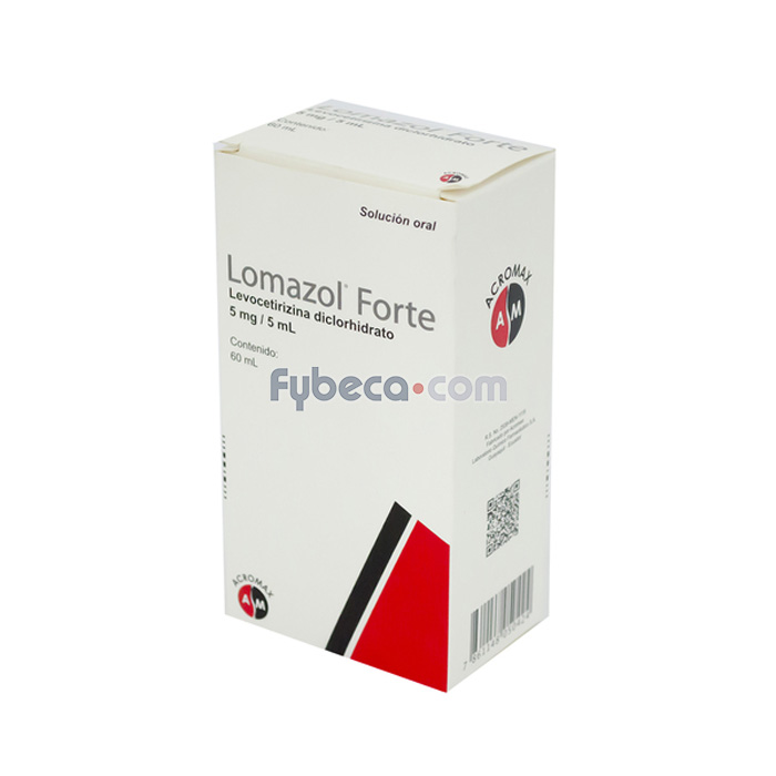 Lomazol Forte Jarabe 5Mg/5Ml F/60Ml | Fybeca