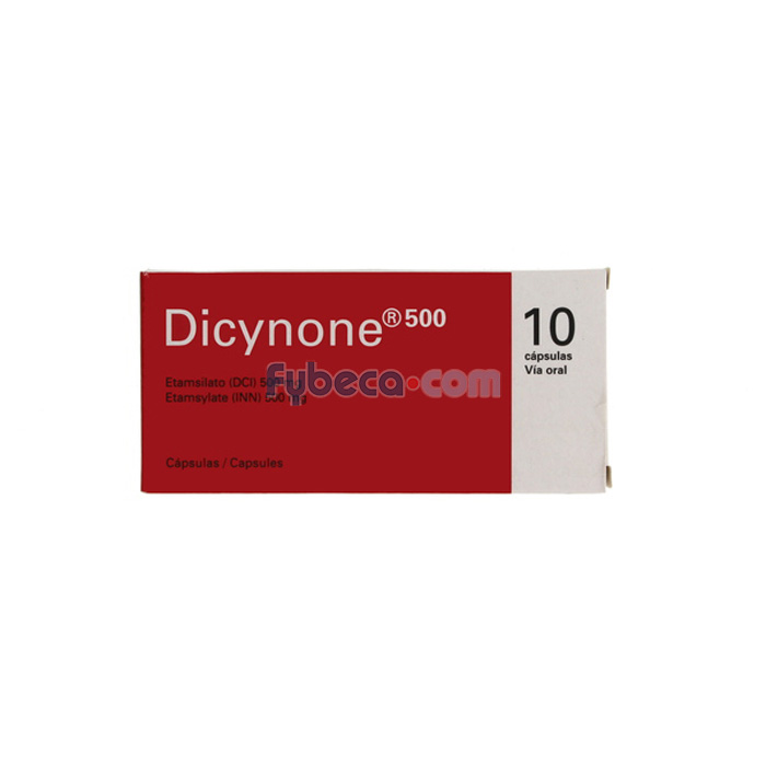Dicynone Caps. 500 Mg C/10 Suelta | Fybeca