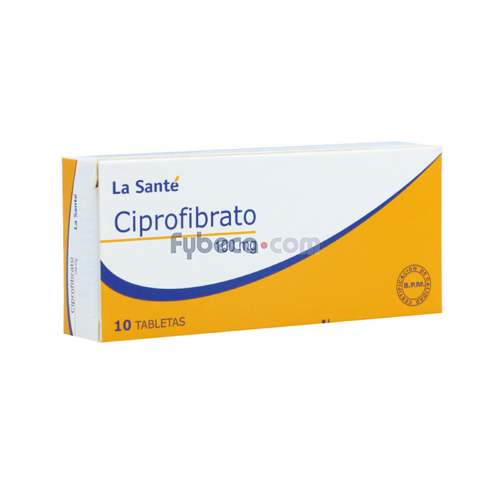 Ciprofibrato (La Sante) Tabs 100Mg C/10 Suelta | Fybeca