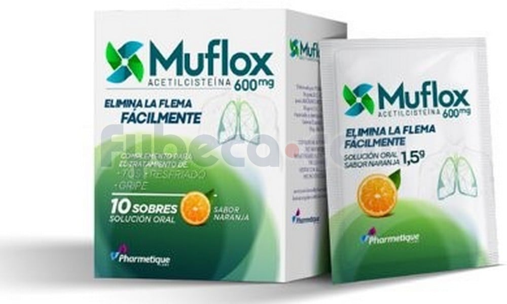 Muflox Sobres 600Mg C/10 Suelta | Fybeca