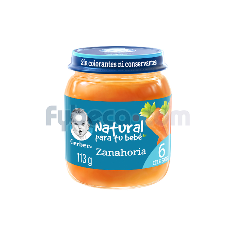 Compota Natural Zanahoria 113 G Unidad | Fybeca