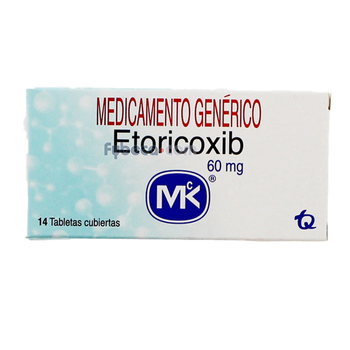 Etoricoxib ( Mk) 60 Mg C/14 Suelta | Fybeca