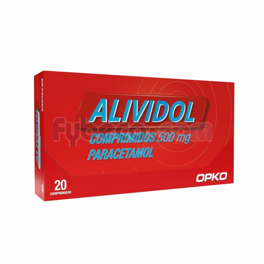 Alividol Comp 500Mg C/20 | Fybeca