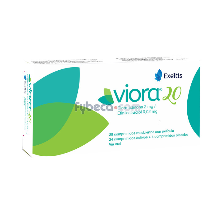 Viora 20 2 Mg / 0.02 Mg Caja | Fybeca