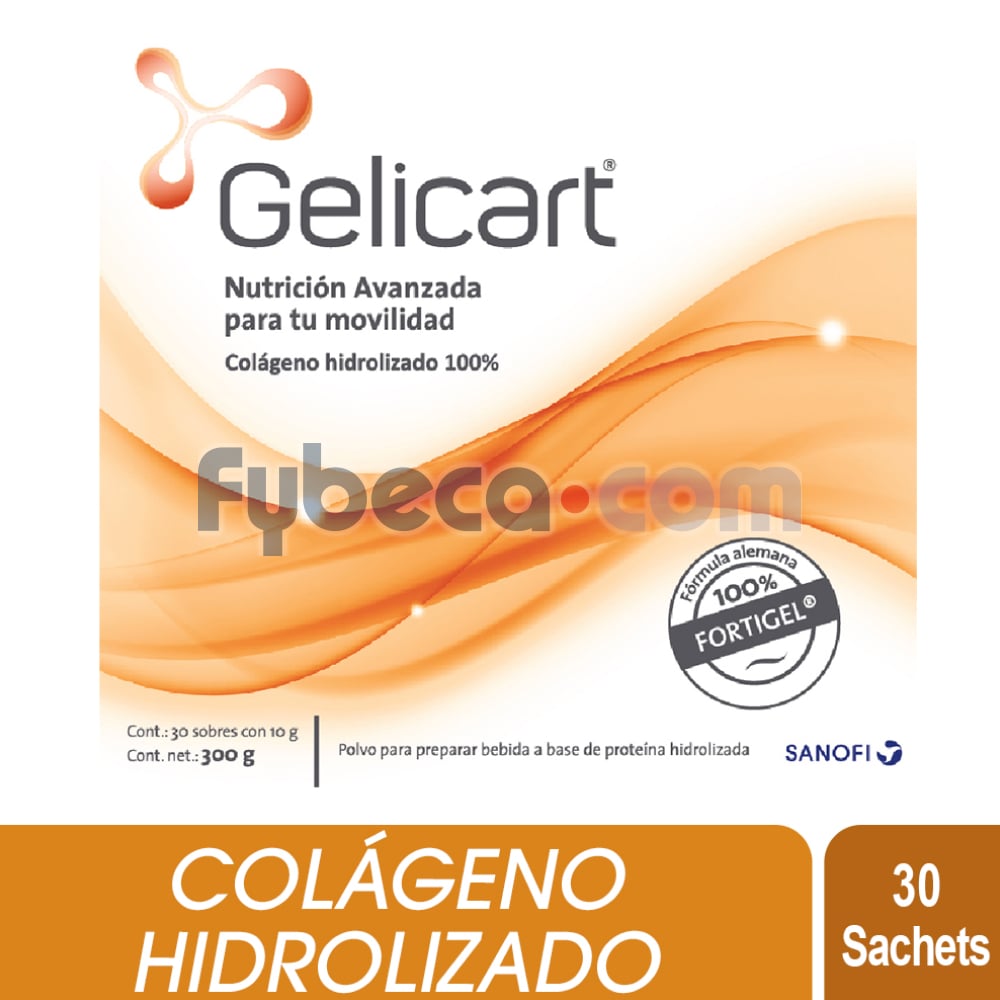 Gelicart Fortigel 10g Sobres - 30 u.