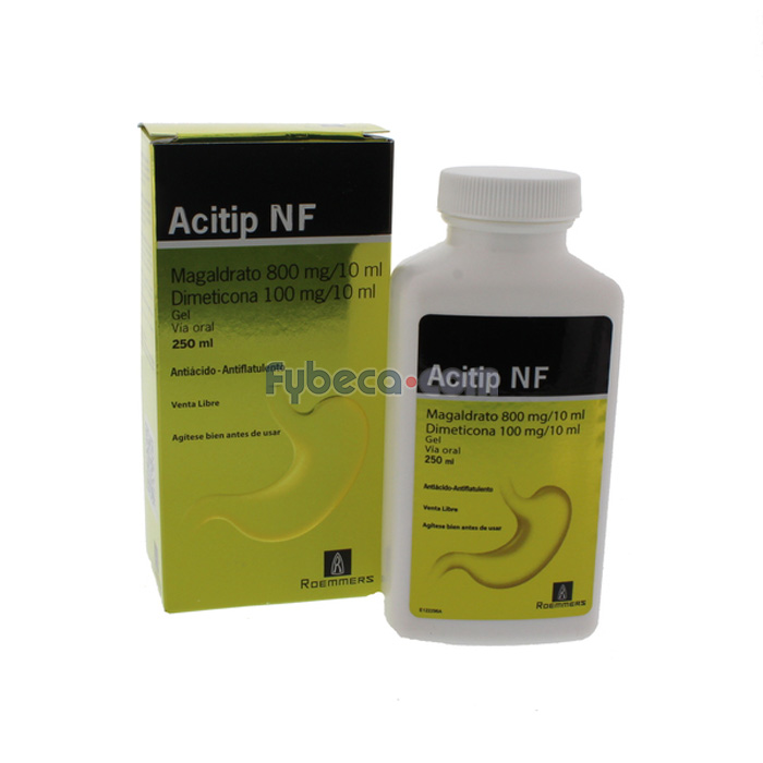 Acitip Nf Gel 800/100 Mg Frasco X 250 Ml | Fybeca