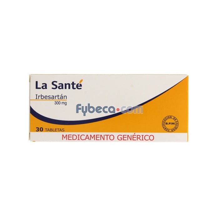Irbesartan (La Sante) Tabs. 300Mg C/30 Suelta | Fybeca