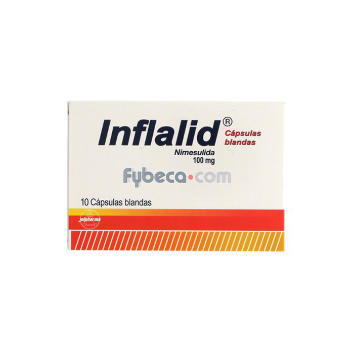 Inflalid 100 Mg Cja X10 Suelta | Fybeca
