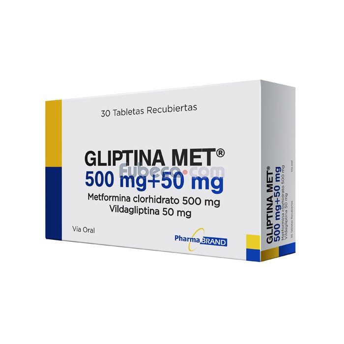 Gliptina Met 500/50 Mg C/30 Suelta | Fybeca
