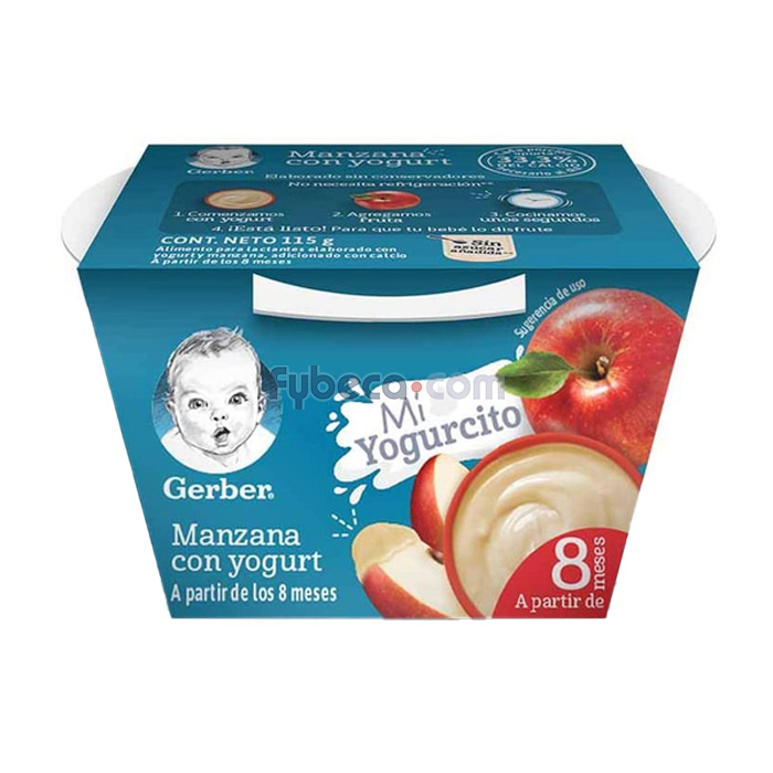 Yogurt Gerber Mi Yogurtsito Manzana 115 G Paquete | Fybeca