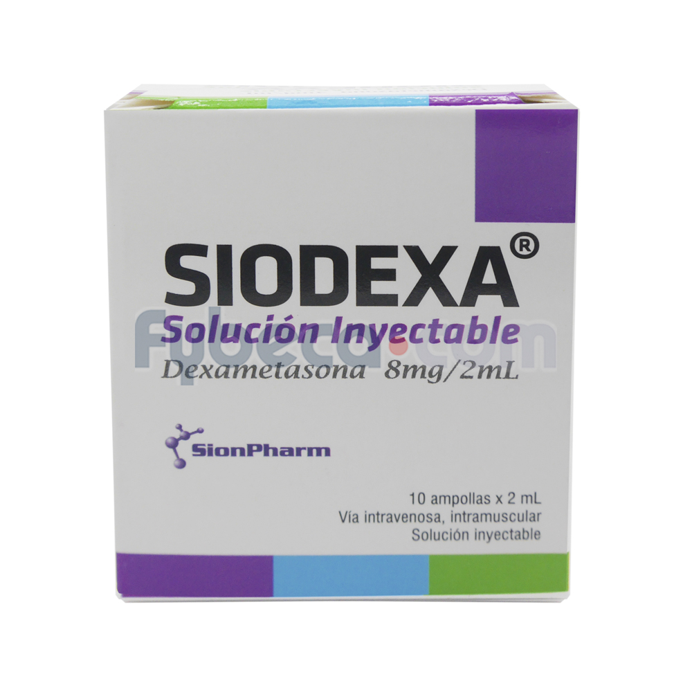 Siodexa Solucion Inyectable 8Mg/2Ml X 10 Ampollas Suelta | Fybeca