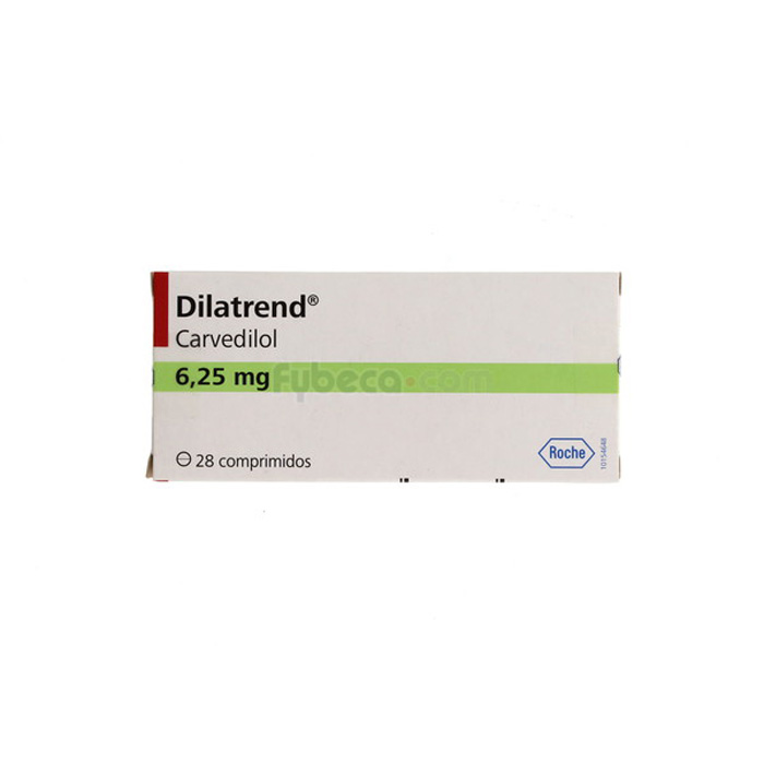 Dilatrend Comp. 6.25 Mg. C/28 Suelta | Fybeca