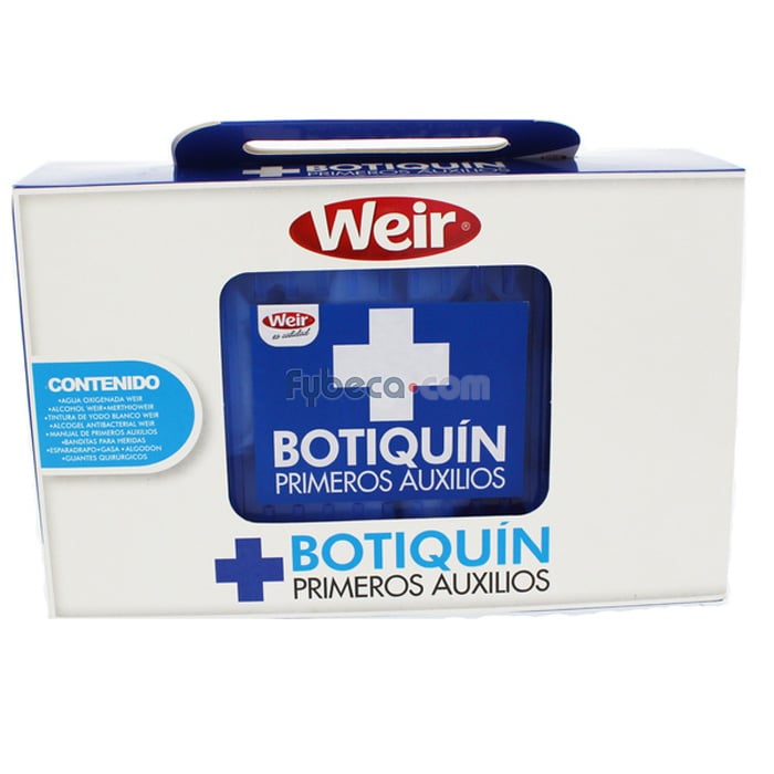 Botiquín Primeros Auxilios Azul Unidad | Fybeca