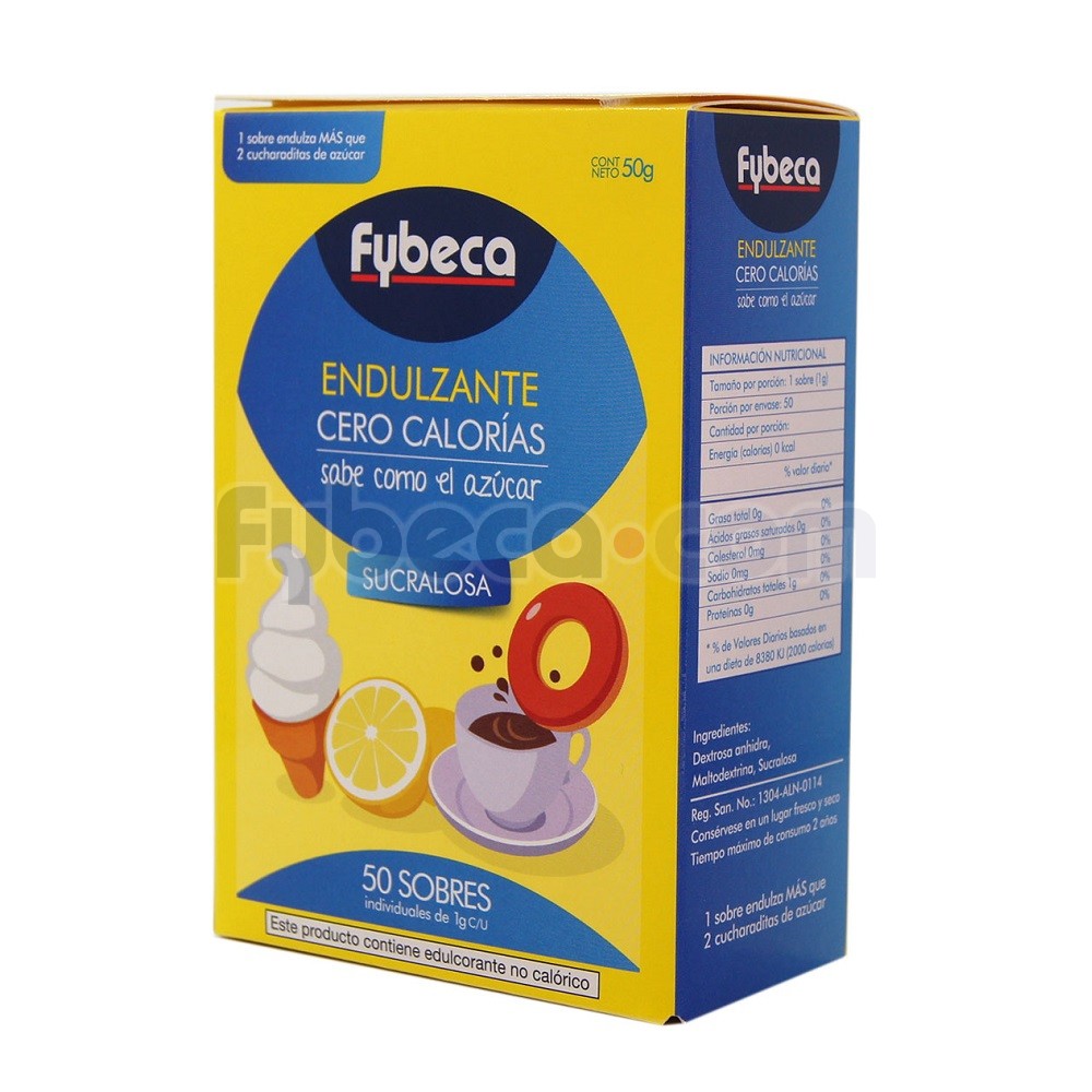 Edulcorante Fybeca 1 G Caja | Fybeca