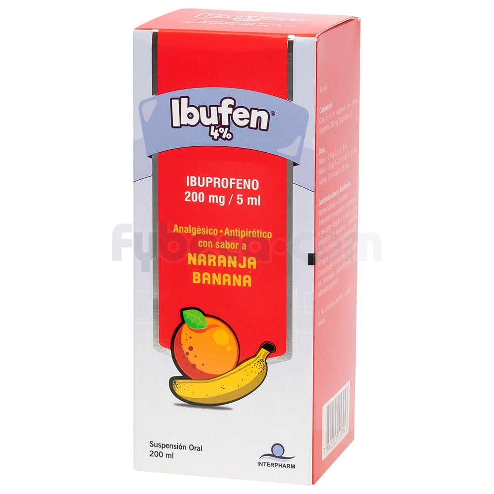 Ibufen 200 Mg/5 Ml Suspension 200 Ml | Fybeca