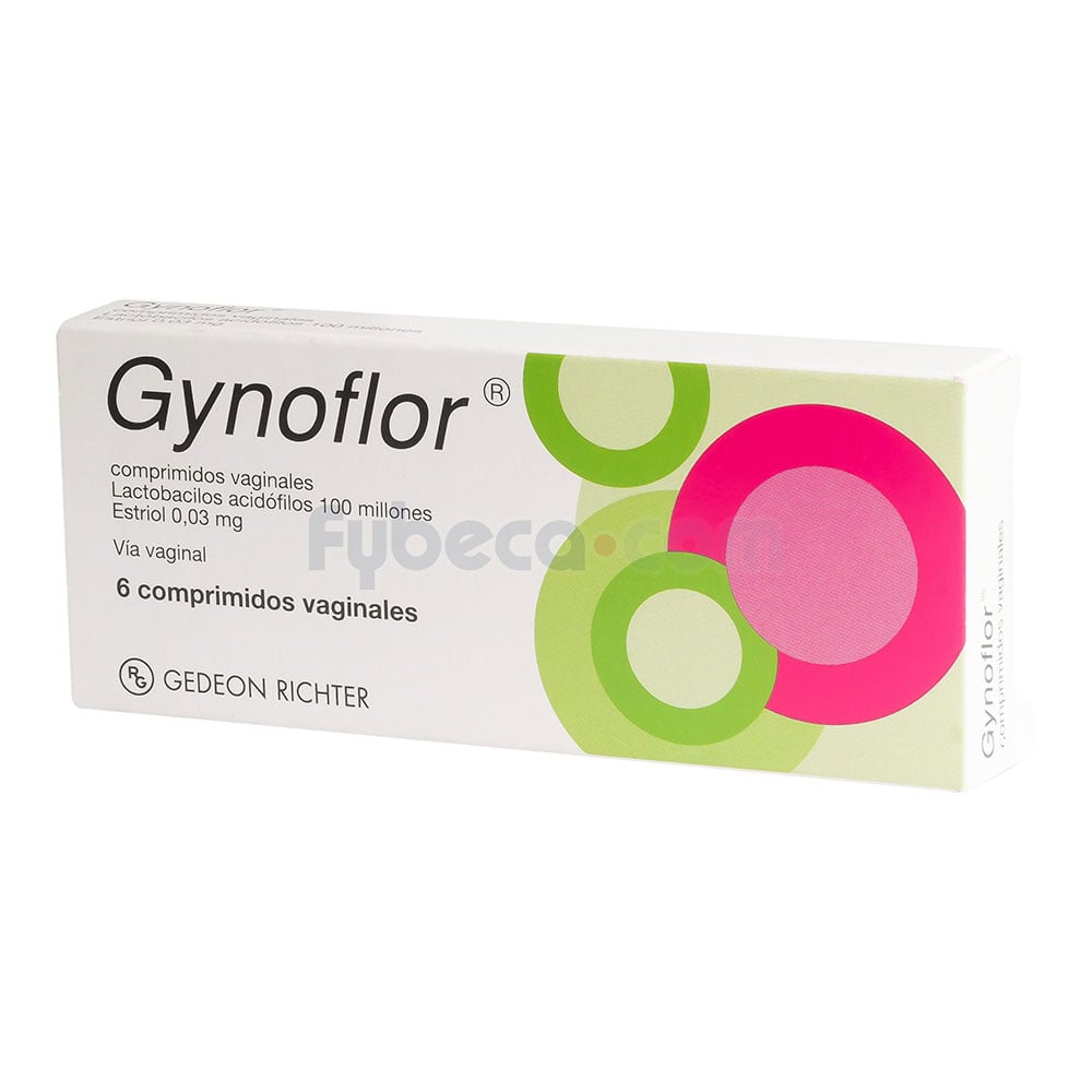 Gynoflor Comprimidos Vaginales 0.03 Mg C/6 Suelta | Fybeca