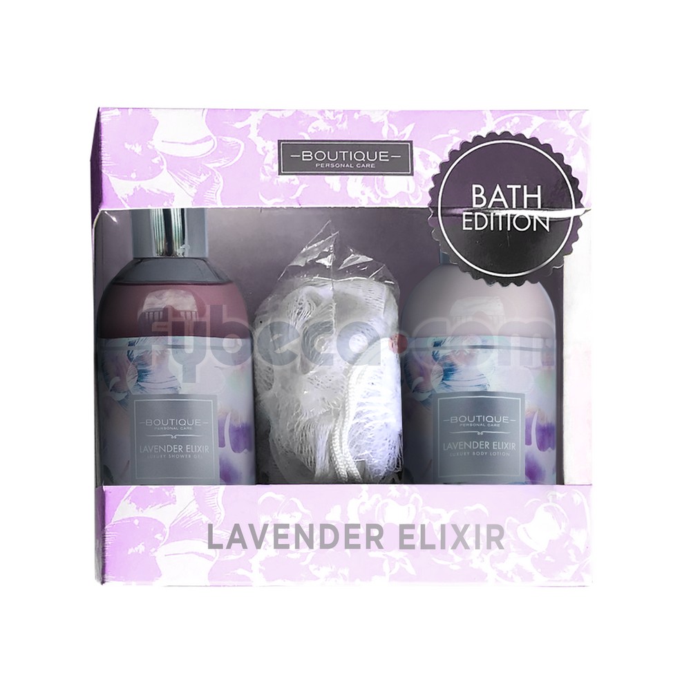 Set Body Lotion 250Gr+Shower Gel 250Ml+Esponja Lavander Elixer | Fybeca