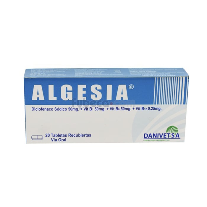 Algesia Tabs Rec C/20 Suelta | Fybeca