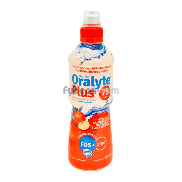 Oralyte Plus 400 Ml Manzana 45 Meq | Fybeca