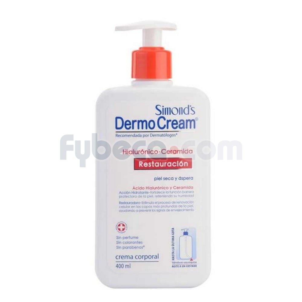 Dermocream Ã?Cido Hialurã“Nico Ceramid 400 Ml | Fybeca