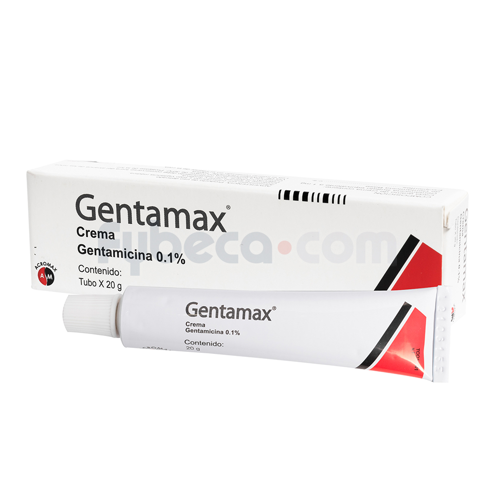Gentamax Crema 20 Gr(Gentamicina Crema Topica Tubo 20 Gr) | Fybeca