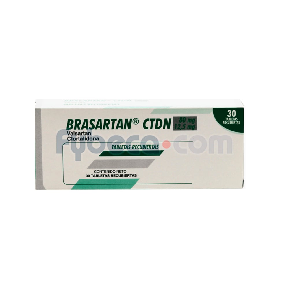 Brasartan Ctdn 80/12,5 Mg Tab. C/30 Suelta | Fybeca