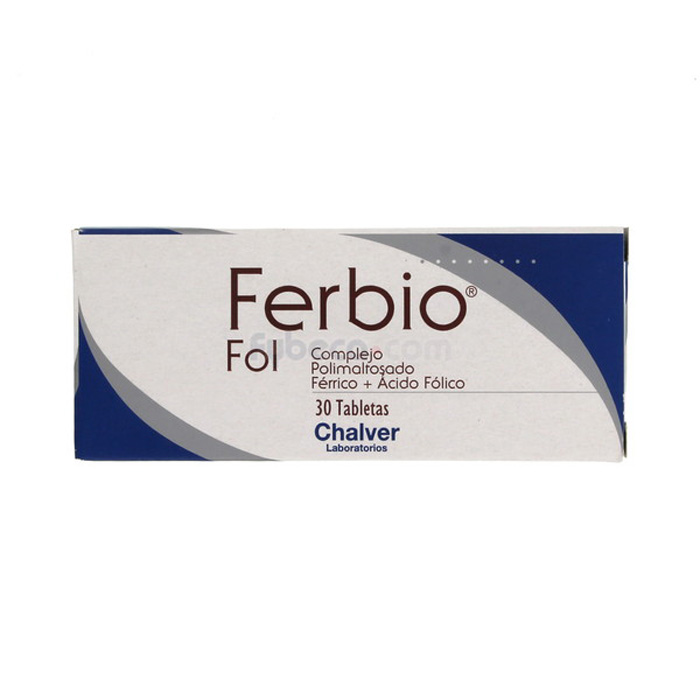 Ferbio Fol Tabs. 100Mg. C/30 | Fybeca
