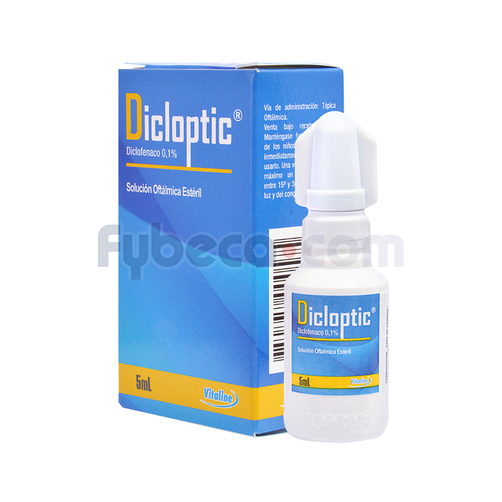 Dicloptic 0.1% Solucion Oftalmica | Fybeca