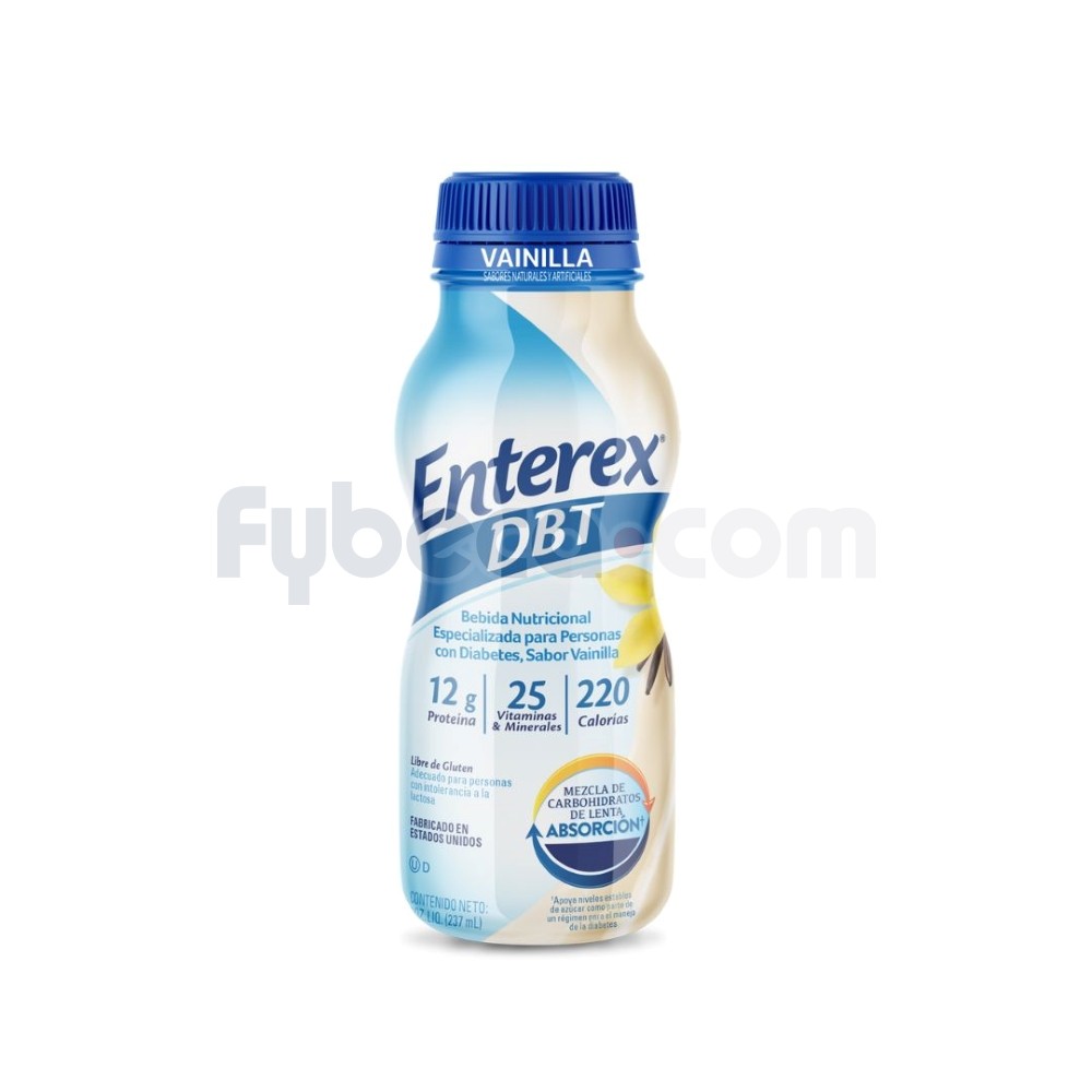SUPLEMENTO ENTEREX DIABETICOS LIQUIDO 237ML
