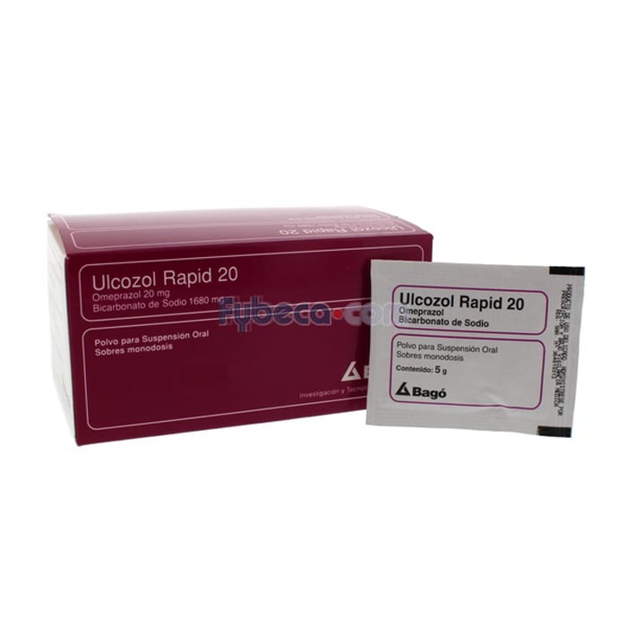 Ulcozol Rapid 20 Mg Sobres | Fybeca