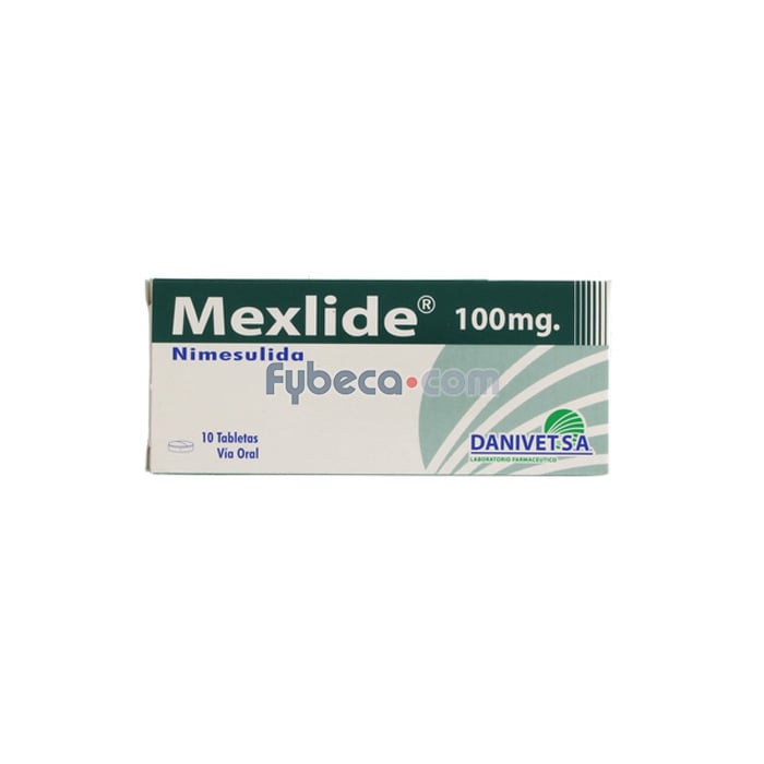 Mexlide Tabs. 100Mg. C/10 Suelta | Fybeca