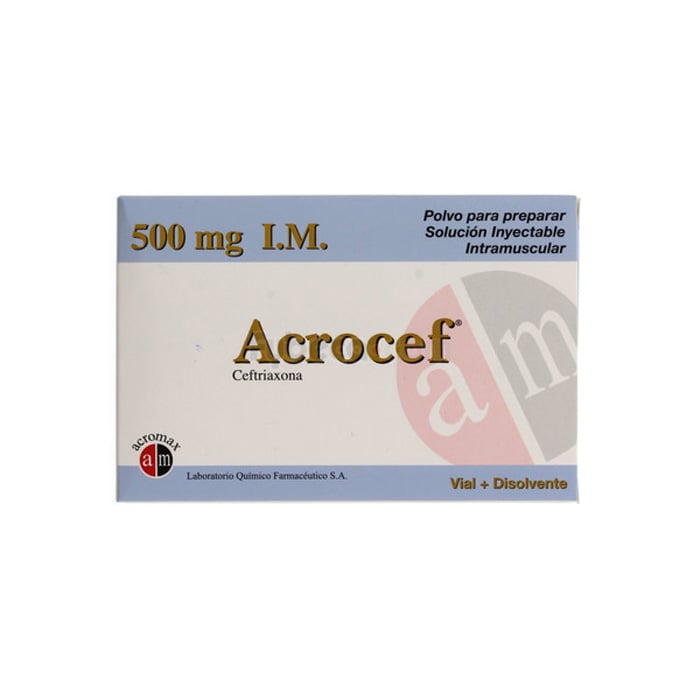 Acrocef Amp. 500 Mg. I.M. C/1 | Fybeca