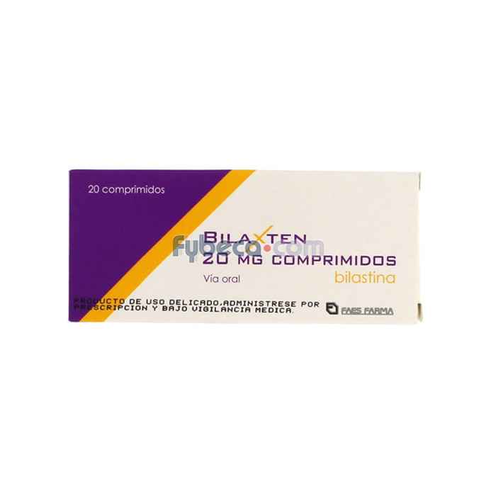 Bilaxten 20 Mg Cja X20 Suelta | Fybeca
