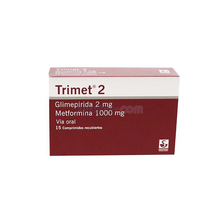 Trimet Comp 2Mg/1000Mg C/15 Suelta | Fybeca
