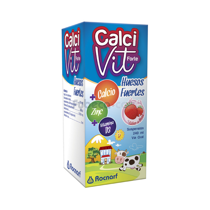 Calci-Vit Forte Susp. 240Ml | Fybeca