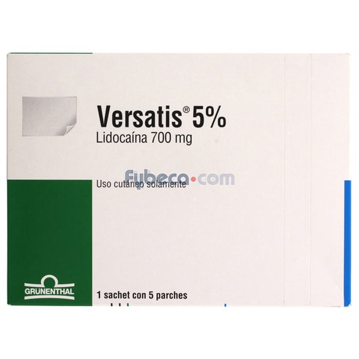Parches Versatis 5% 700 Mg Caja | Fybeca
