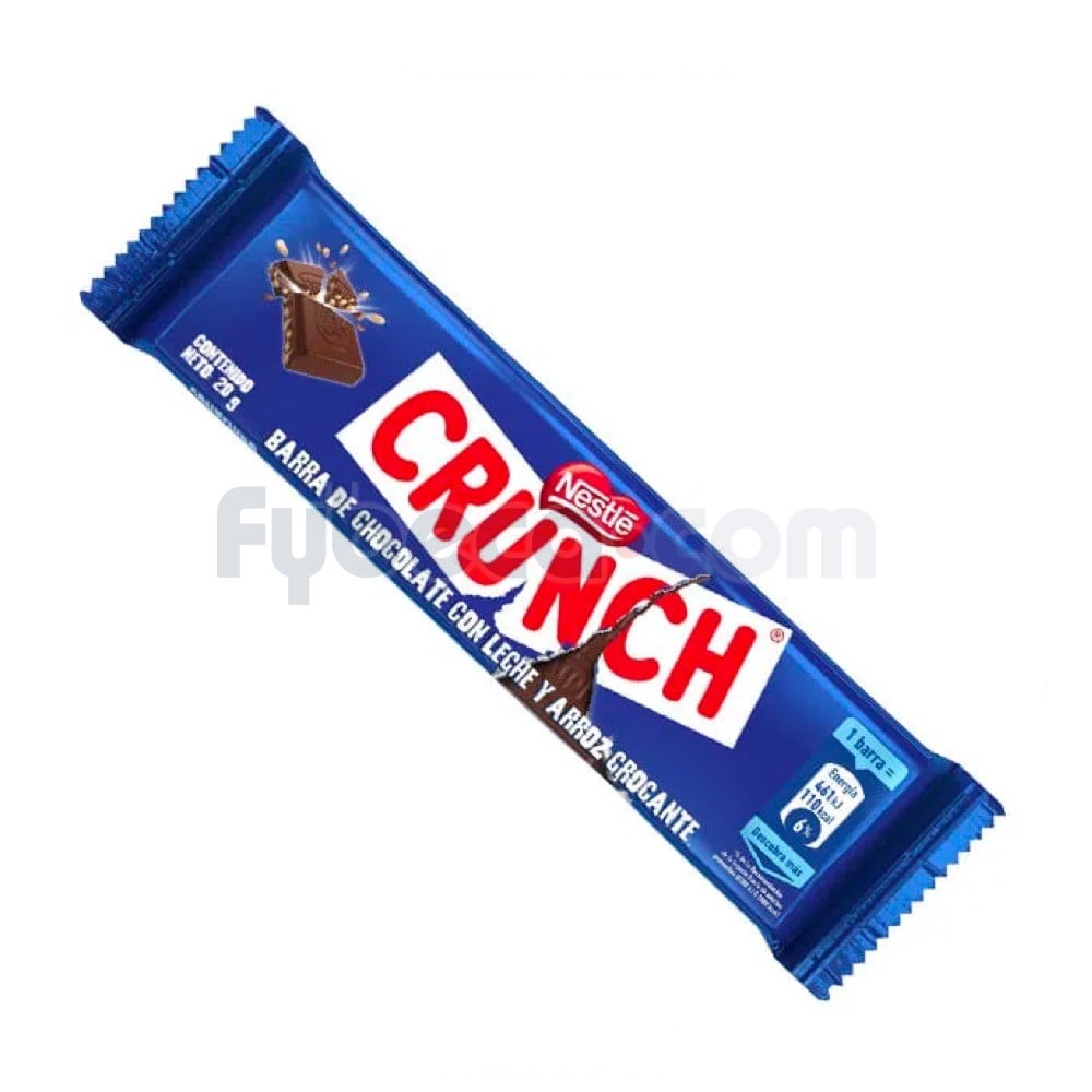 Chocolate Crunch Barra 20 Gr | Fybeca