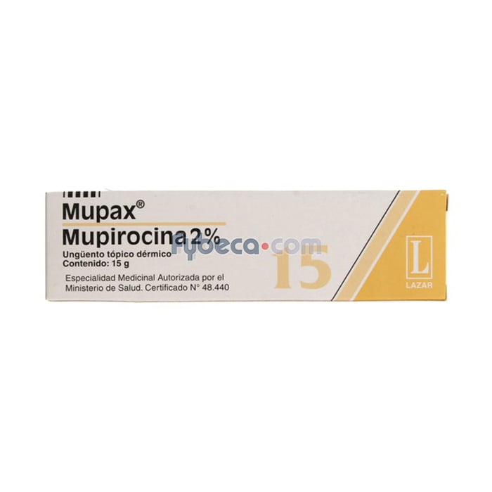 Mupax Ung. Dermico 2% T/15 Gr. | Fybeca