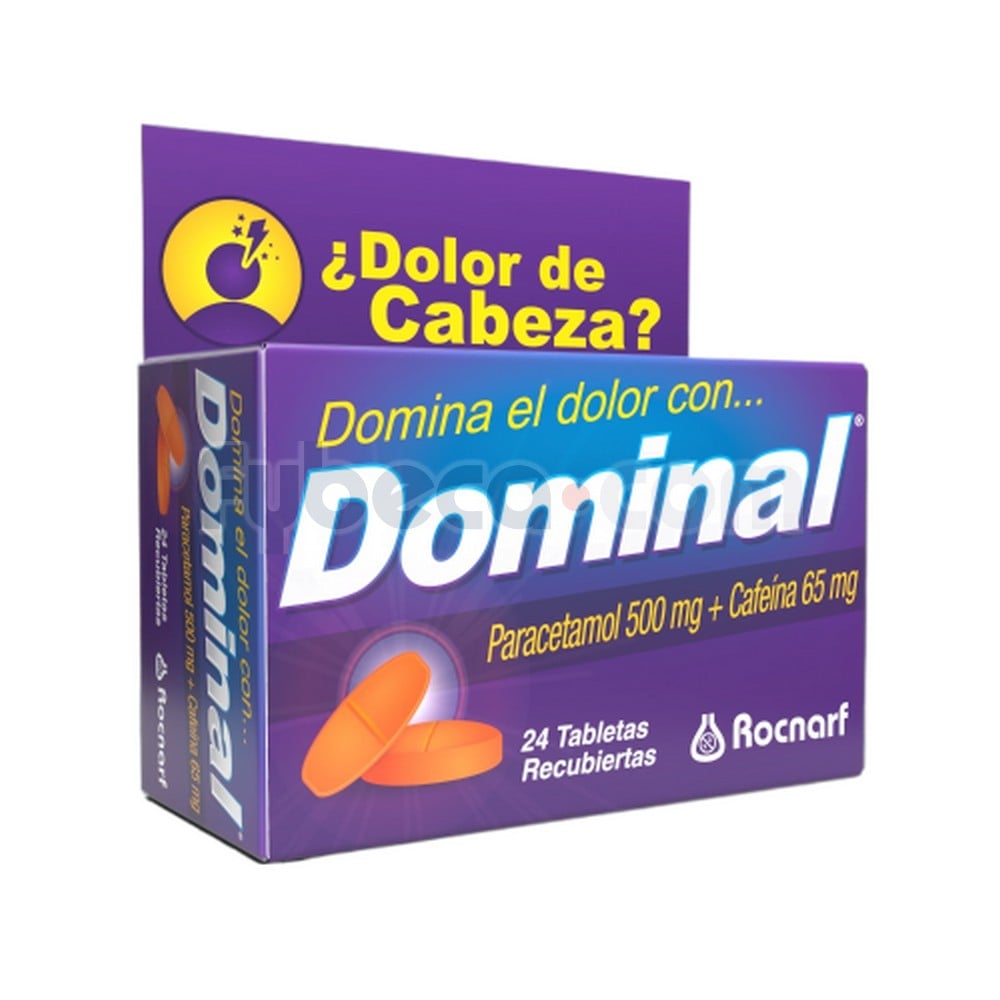 Dominal Tabletas 500/65 Mg C/24 Mgs Bbb unidad | Fybeca