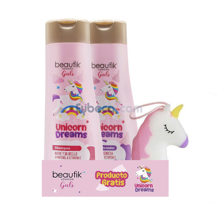 Shampoo Y Acondicionador Beautik London Girls Unicornio Paquete | Fybeca