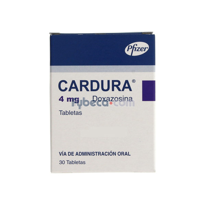 Cardura Tabs. 4 Mg. C/30 Suelta | Fybeca