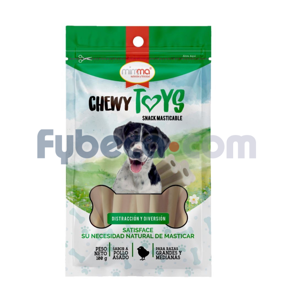 Snack Masticable Chewy Toys Razas Grandes Y Medianas 100 G Paquete | Fybeca