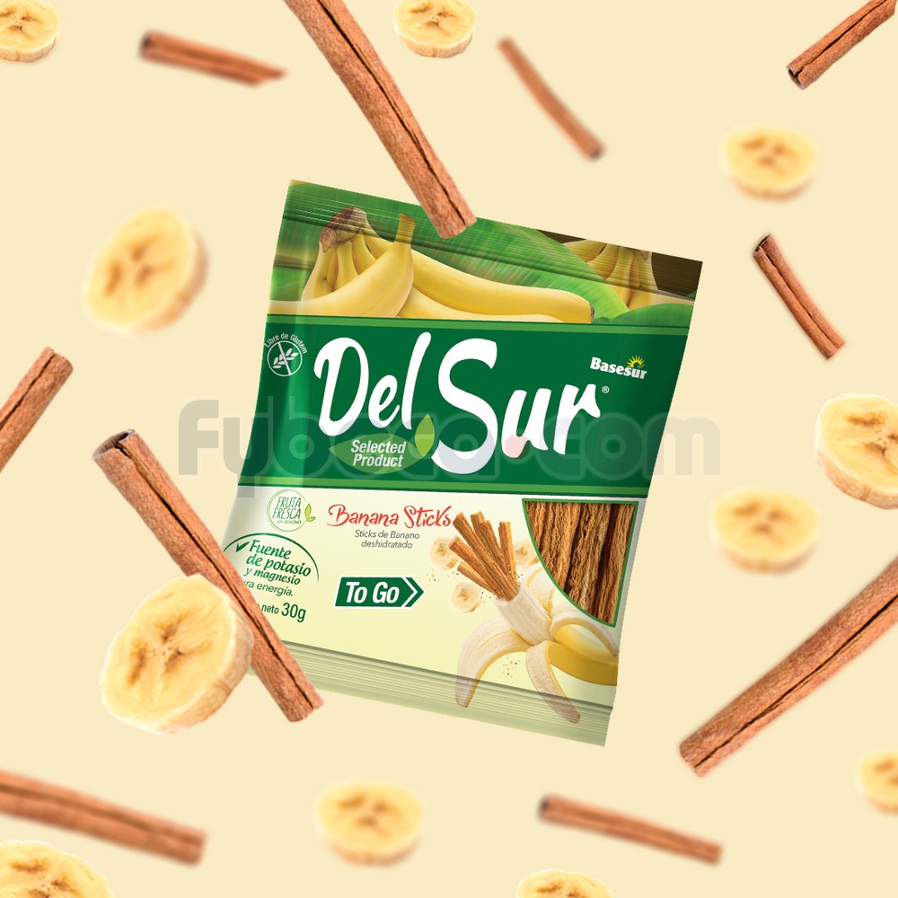 Snack Del Sur Banana Sticks 30Gr | Fybeca