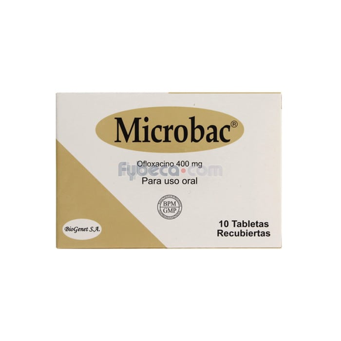 Microbac Tabs 400 Mg C/10 Suelta | Fybeca